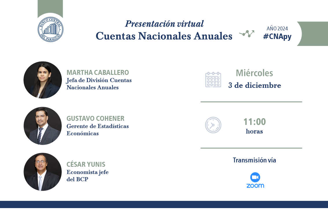 Presentación Cuentas Nacionales Anuales (CNA) 2024 - Banco Central del ...